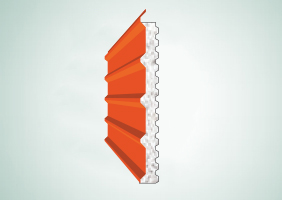 Orange Roofing Panel - SY Panel Nepal